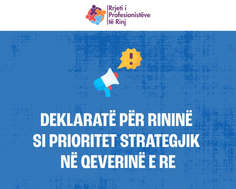Deklaratë për Rininë si prioritet strategjik në qeverinë e re – Ypn